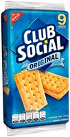 CLUB SOCIAL ORIGINAL CRACKERS (9ST) 216G PER PAK SAFE BV