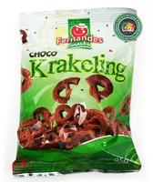 KRAKELING CHOCO FERNANDES 95G PER PAK SAFE BV